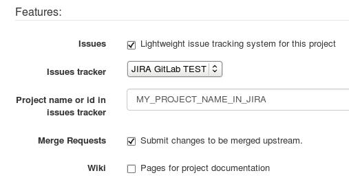 Jira Using Gitlab Api To Set External Issues Tracker Settings Stack Overflow