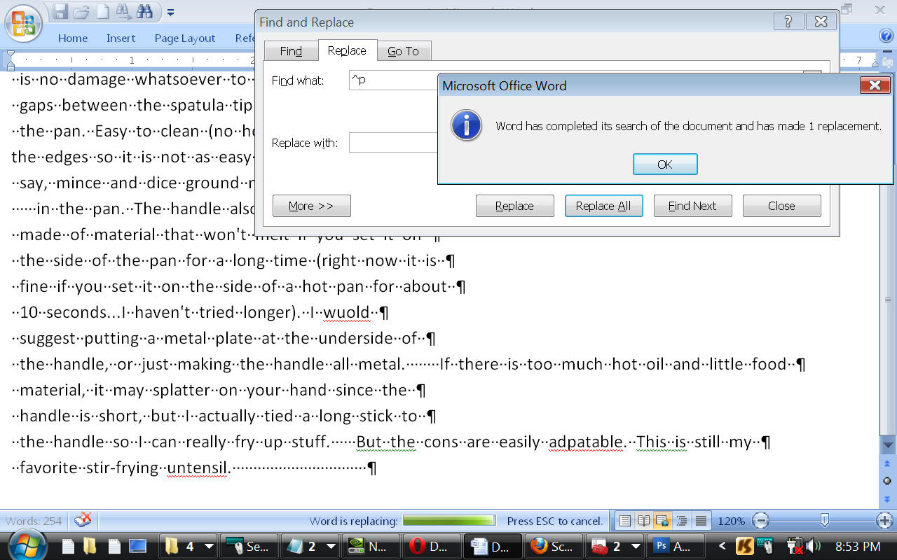 Word 2007 Won t Find replace Carriage Returns Tech Support Forum word-2007-won-t-find-replace-carriage-returns-tech-support-forum